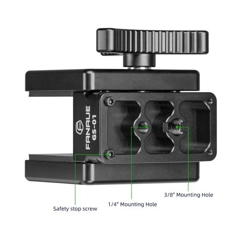 Arca-Swiss Rifle Saddle Mount, Hunting Tripod Clamp with Quick Release ...