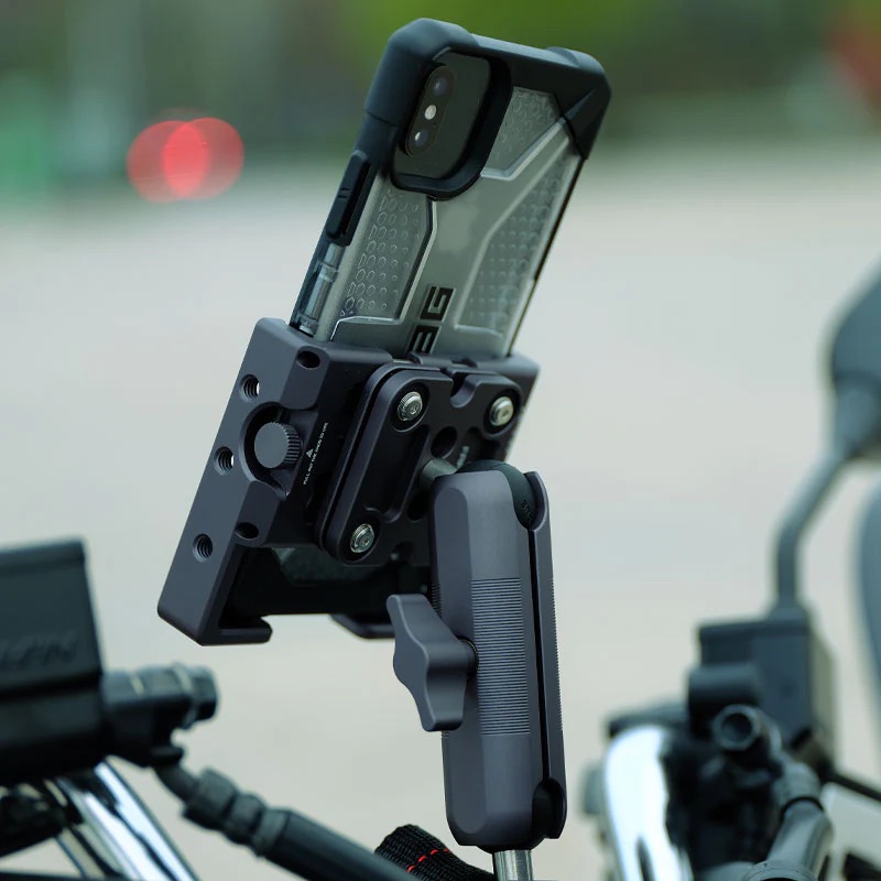 Motorcycle Phone Mount with Vibration Dampener | HillTroll